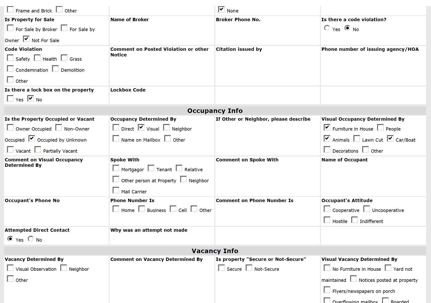 EZinspections: sample inspection reports and property condition reports